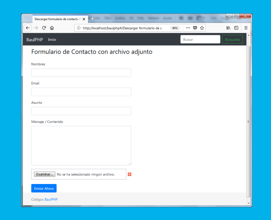 Descargar PHPMailer con multiples archivos adjuntos » BaulPHP