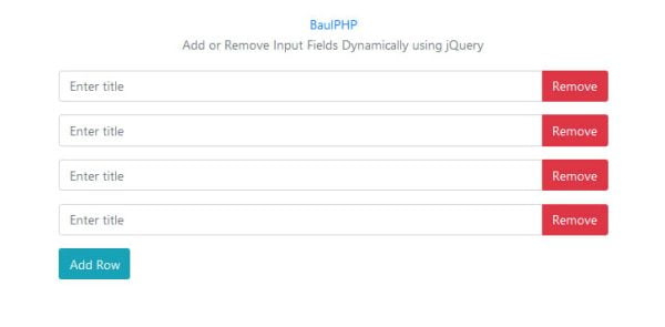 Agregar contenido dinámico usando "append" jQuery » BaulPHP